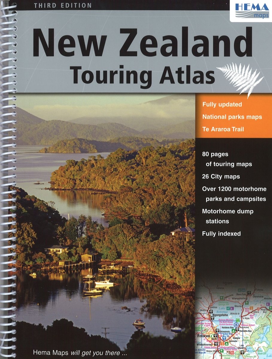 New Zealand Touring Atlas: Hema Maps: 9781877302657: Amazon.com: Books