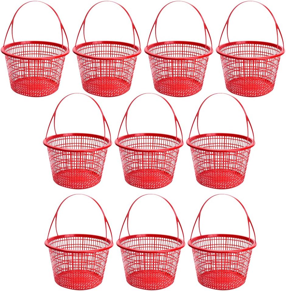 Amazon.com: Plastic Berry Baskets 10Pcs Fruit Picking Basket Berry ...