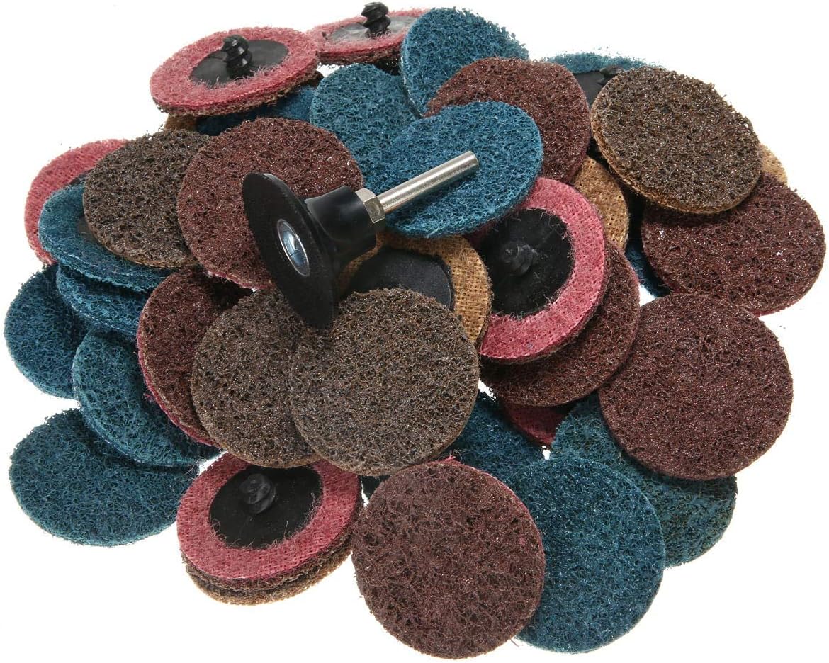 30PCS Mix 2'' 50mm Sanding Discs Fine Grit Roll Lock Surface ...