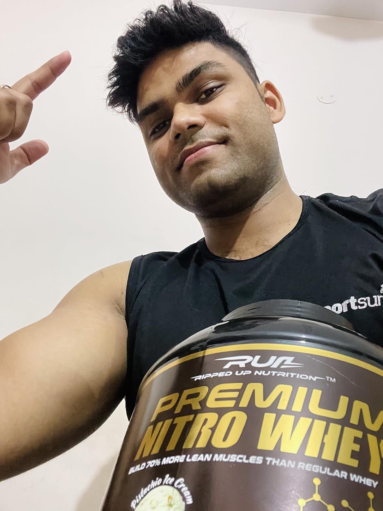 Ripped Up Nutrition- Premium Nitro Whey (Pistachio ice cream, 2kg (50 ...