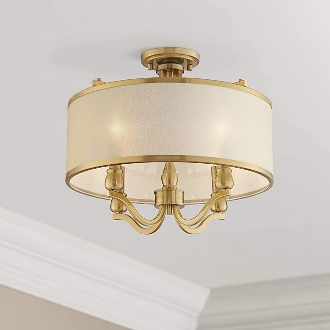 Nor Contemporary Close to Ceiling Light Semi-Flush Mount Fixture ...