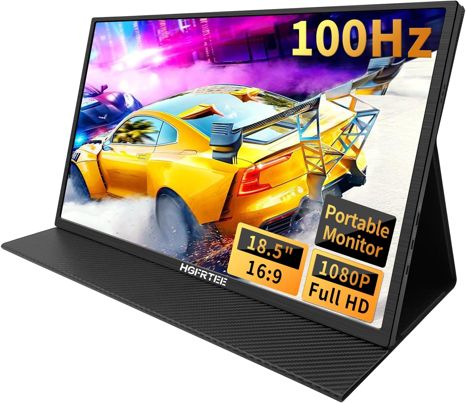 Amazon.com: Portable Monitor 18.5inch 1080P FHD USB-C Laptop Monitor ...