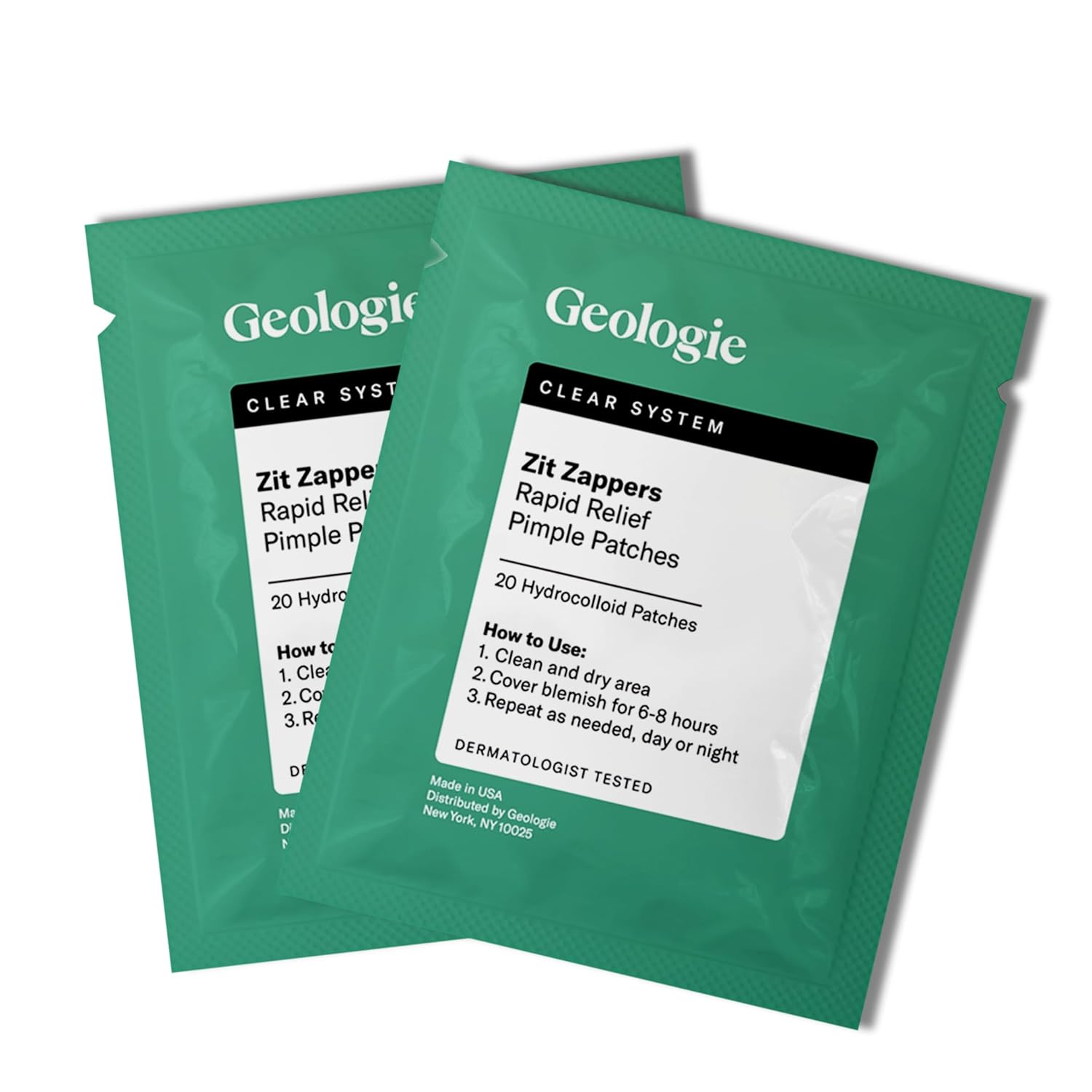 Amazon.com: Geologie Zit Zapper Pimple Patches - 2 Pack (40 Ct ...