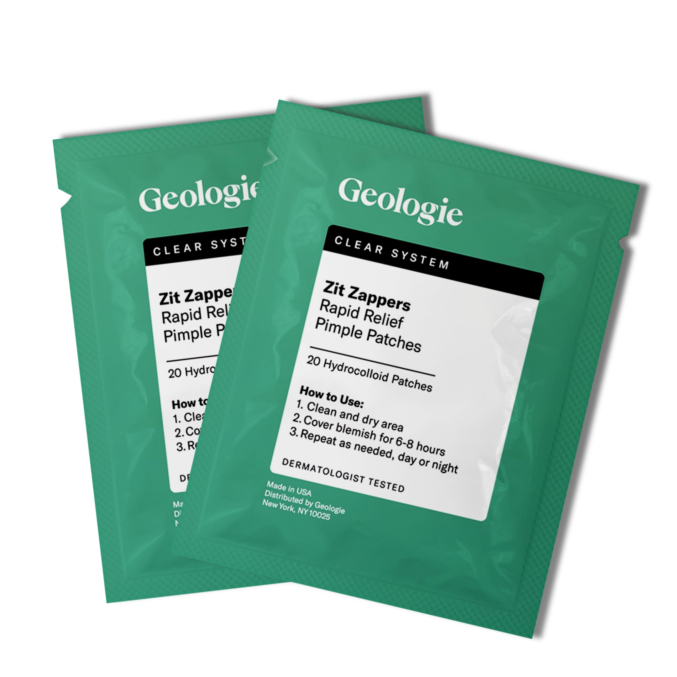 Amazon.com: Geologie Zit Zapper Pimple Patches - 2 Pack (40 Ct ...