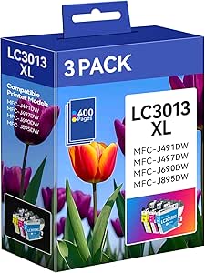 Amazon.com: LC3013 Ink Cartridges(Cyan/Magenta/Yellow) Replacement for ...