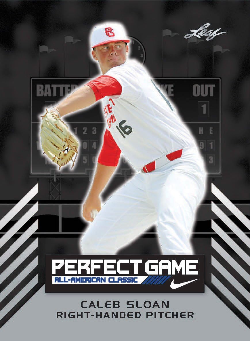 2016 Leaf Perfect Game Nike AA Classic Aflac Caleb Sloan Limited ...