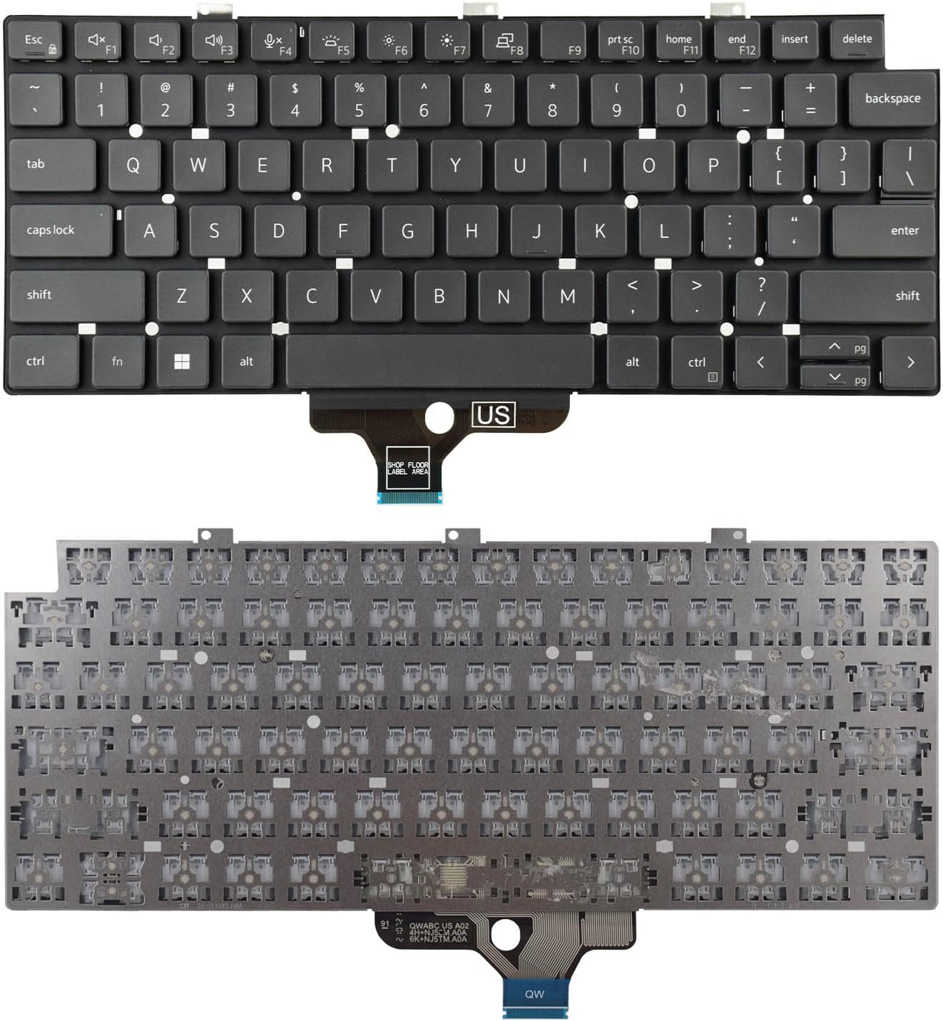 Amazon.com: SUNMALL Replacement Keyboard with Backlit and Trackpoint ...