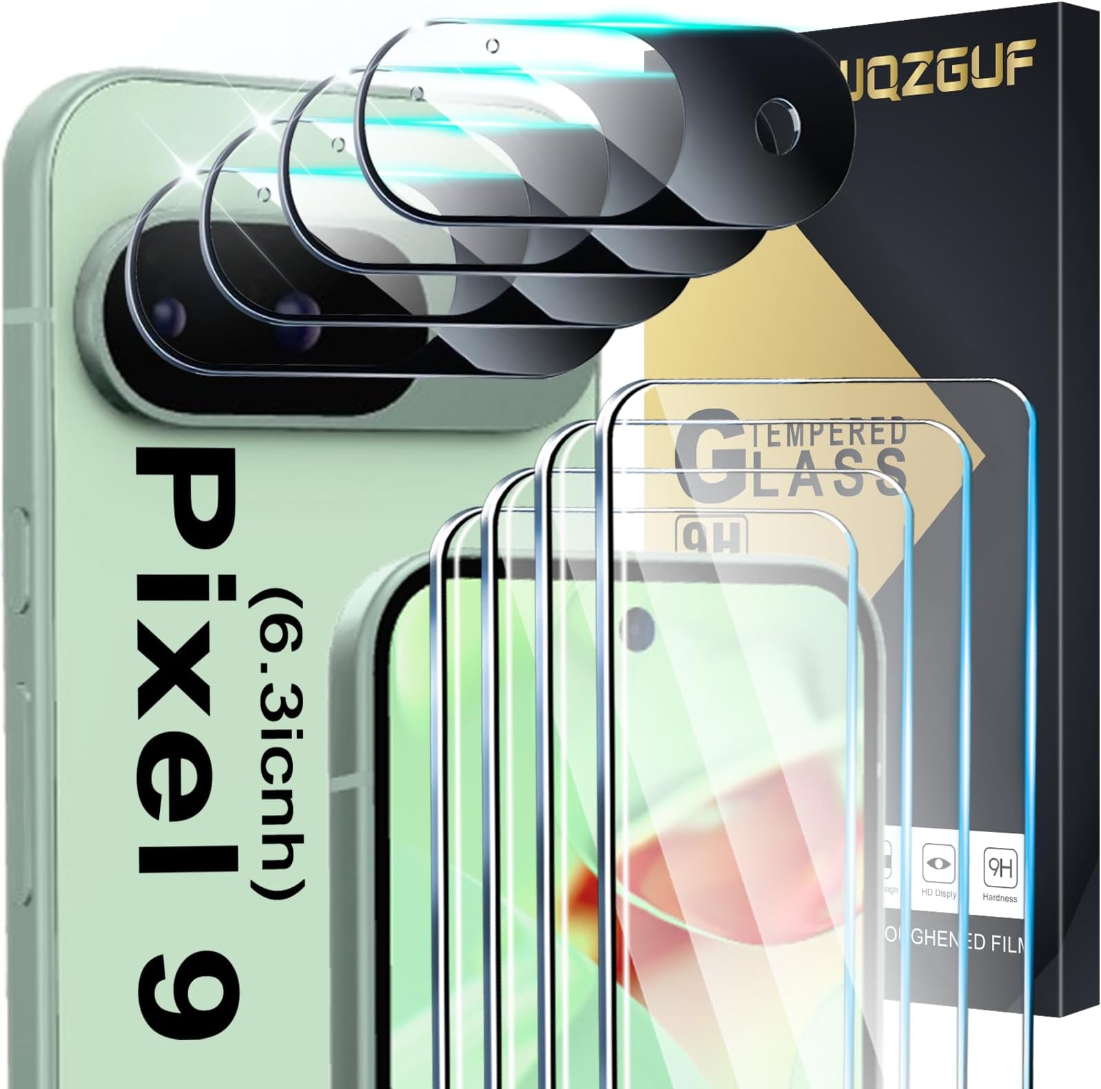 Amazon.com: SMARTDEVIL 3 Pack Screen Protector for Google Pixel 9 with ...