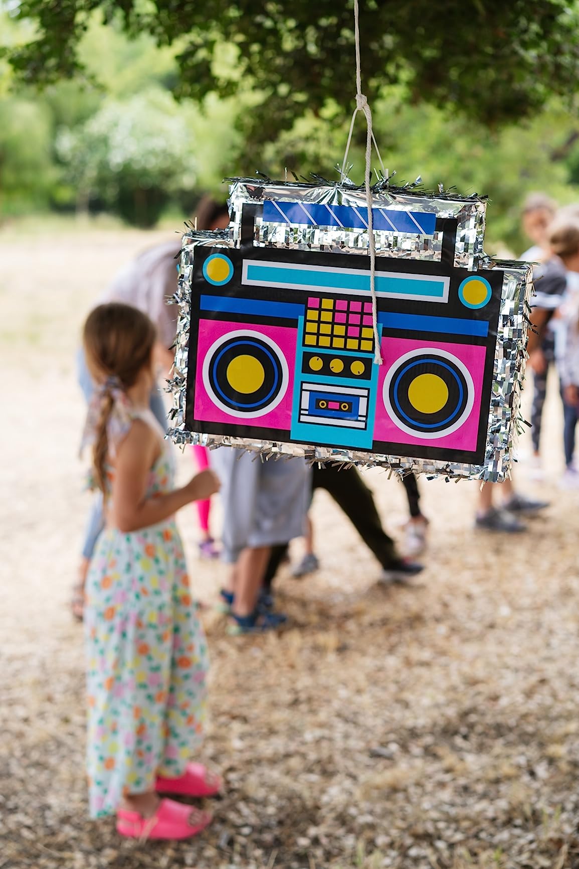 Amazon.com: 80s Boombox Pinata for Cinco De Mayo Party, Indoor or ...