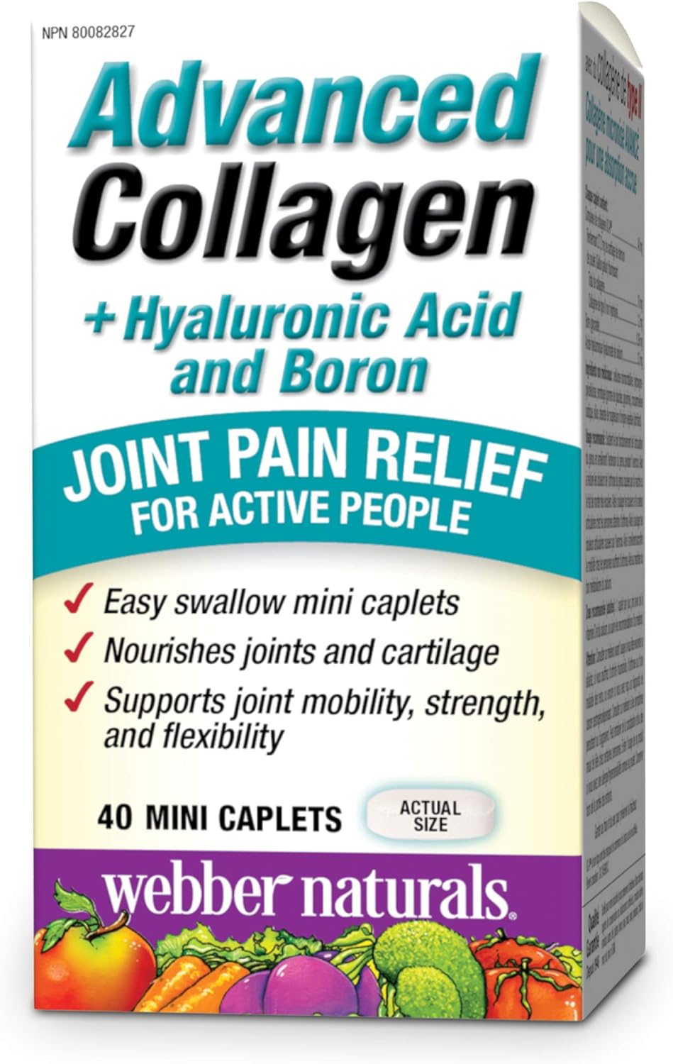 Webber Naturals Advanced Collagen with Hyaluronic Acid (HLA) and Boron ...
