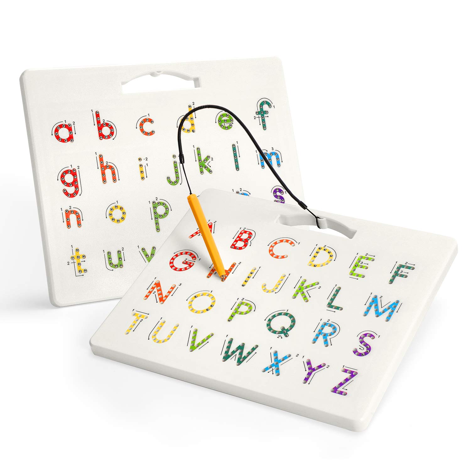 Buy BAMMAX Magnetic Drawing Board, Magnetic Alphabet Letter Tracing ...