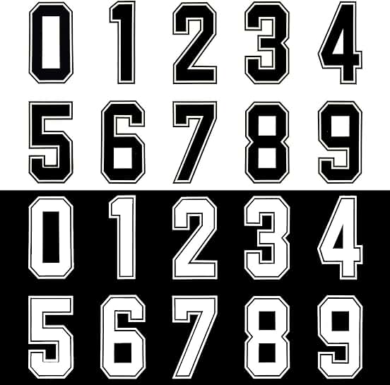 Amazon Iron On Jersey Numbers Amazon Iron On Jersey Numbers