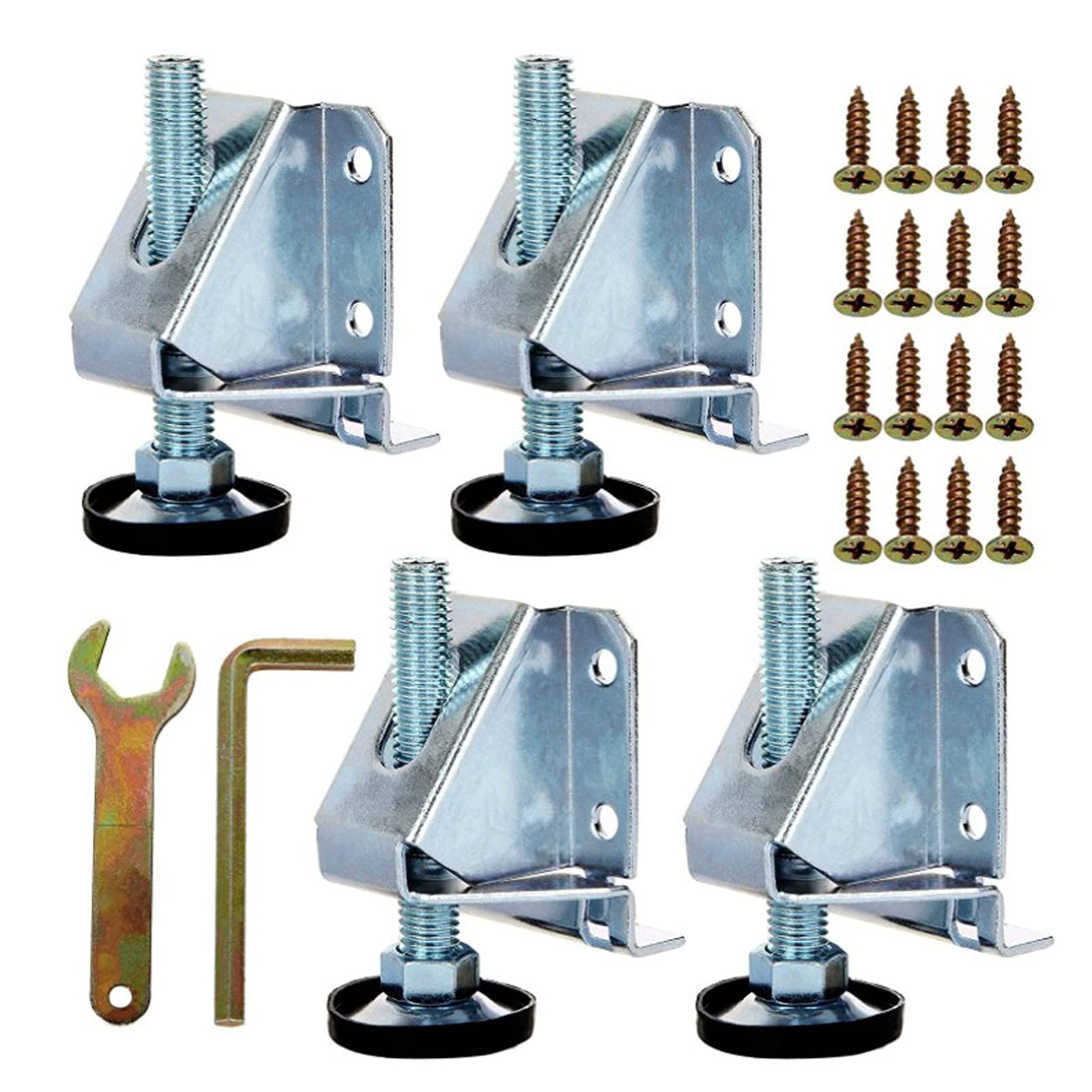 Buy GJXJY Leg Leveler, 4 Pack Heavy Duty Leveling Feet, Furniture Leg ...