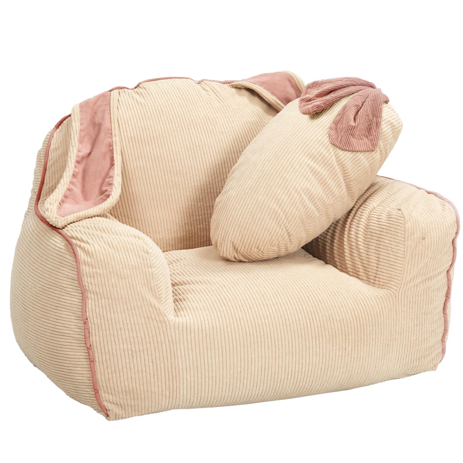 Rabbit Toddler Sofa, Toddler Bean Bag Chair with Carrot Pillow ...