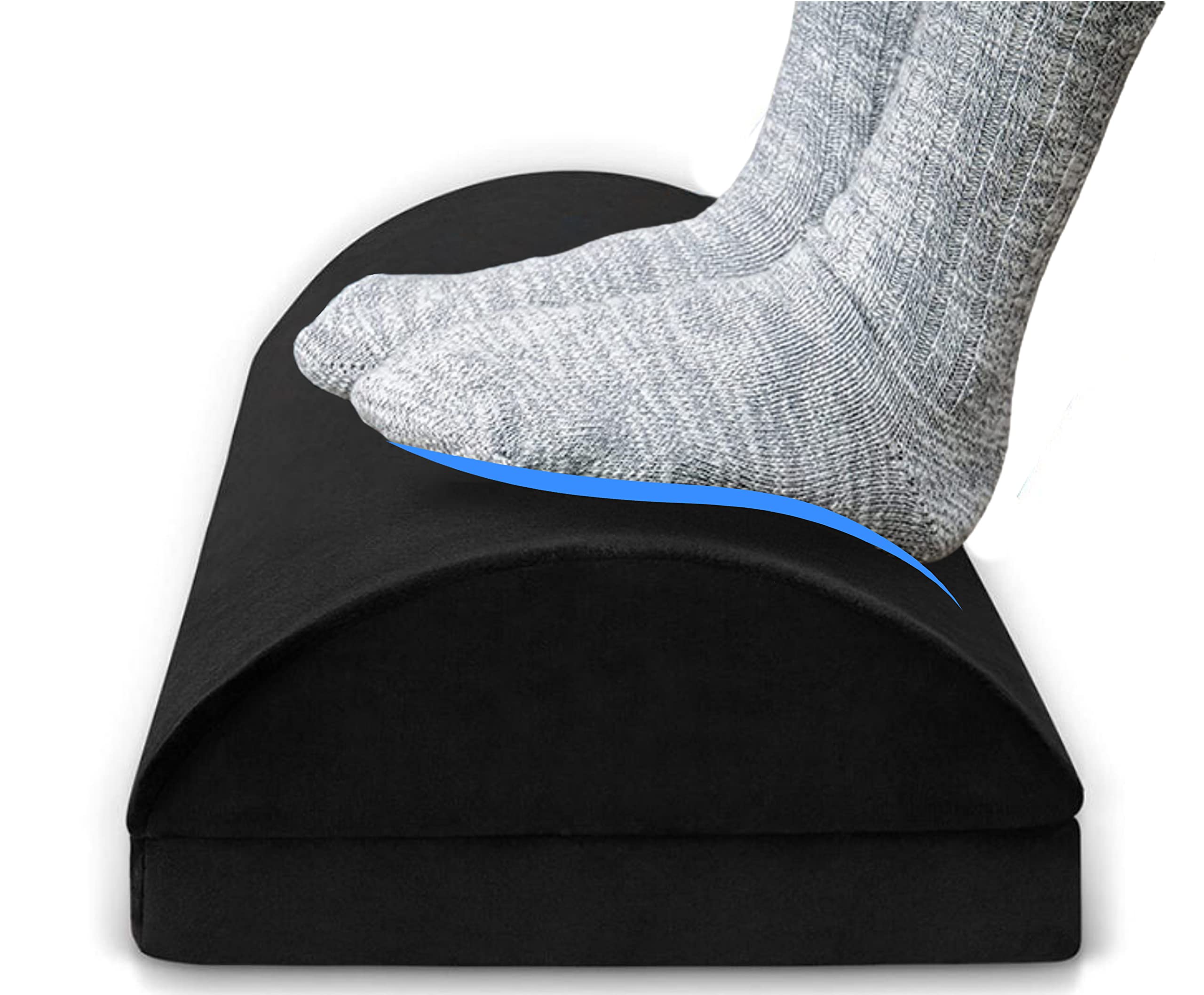 Table4Rock Under Desk Foot Rest Adjustable Ergonomic Foot Cushion Anti ...
