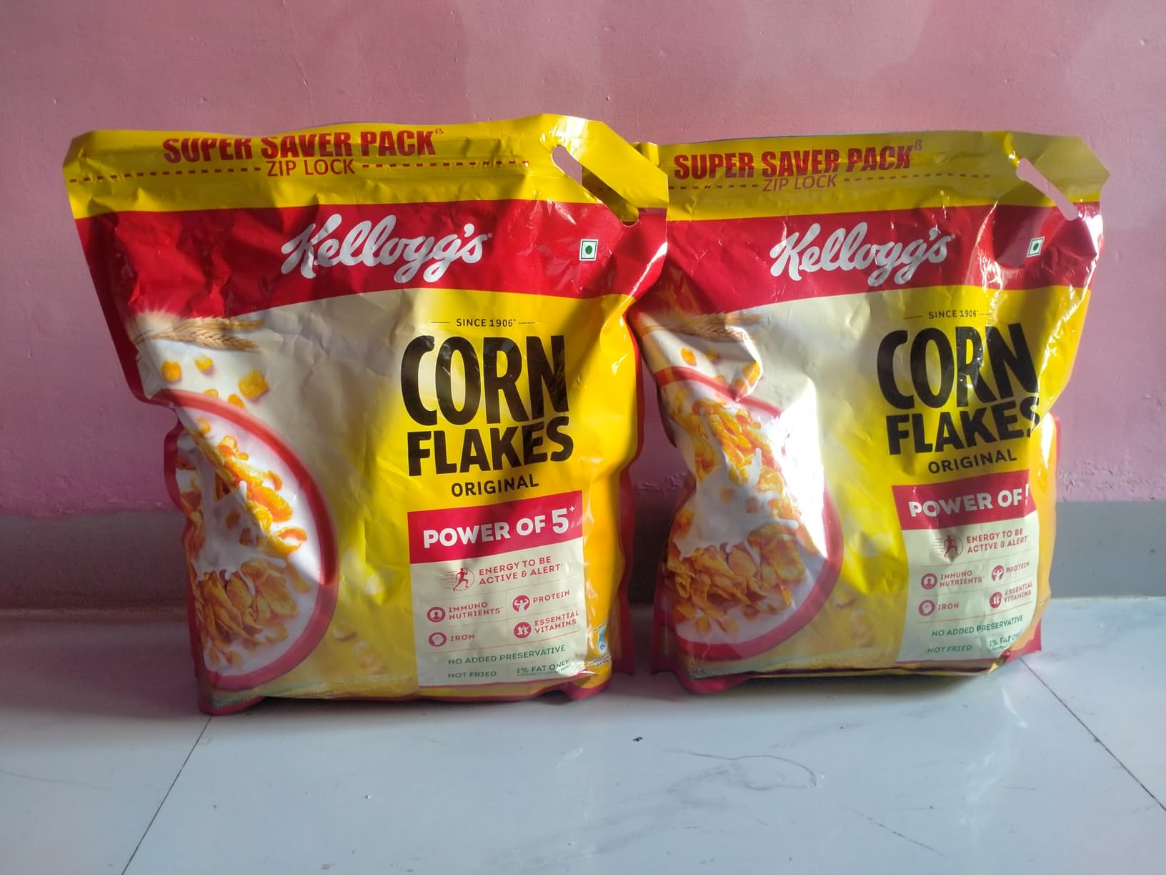 Kellogg's Corn Flakes Original 1.2Kg With Free New Chocolate Muesli 75G ...