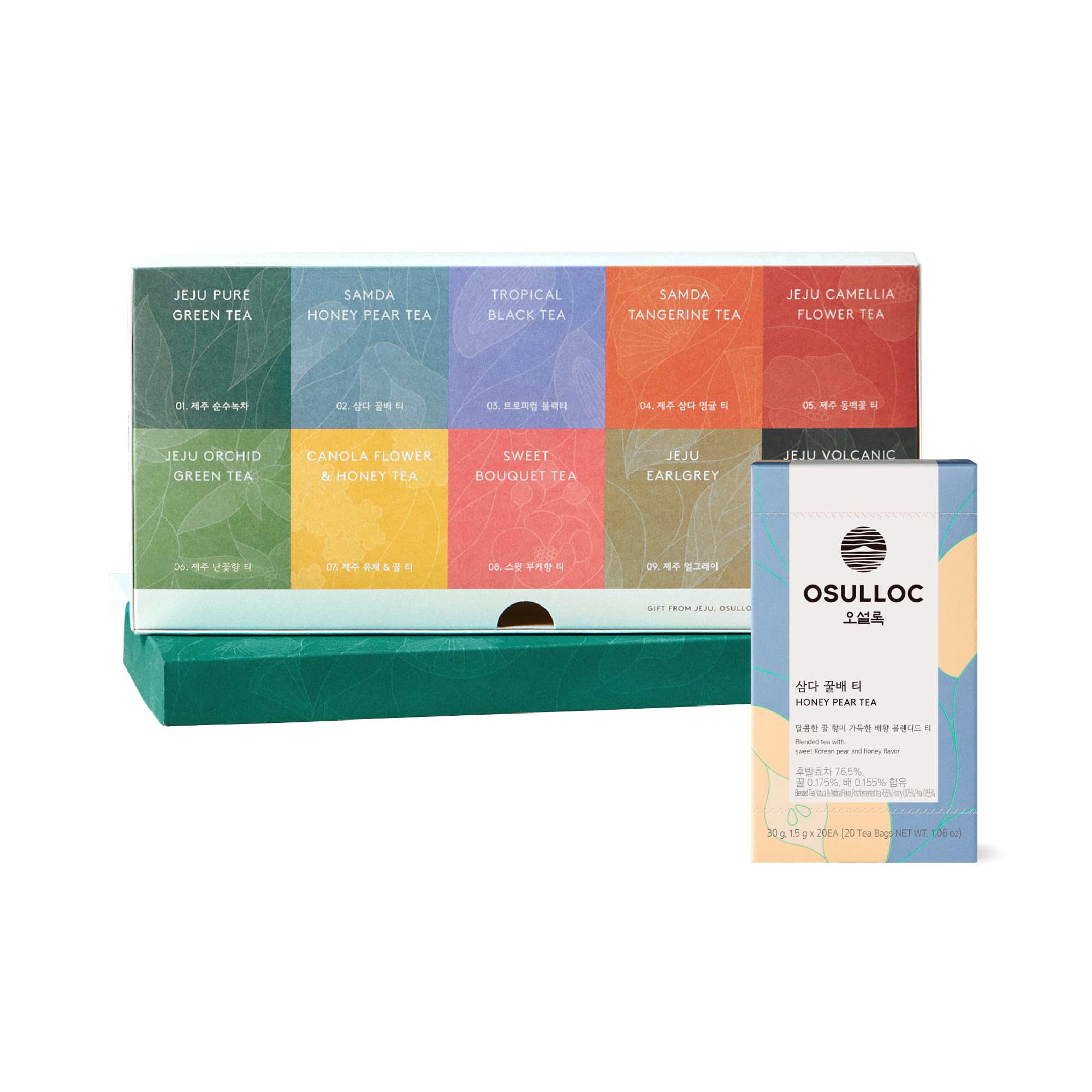 Amazon.com : OSULLOC Premium Tea Collection (40 Count, 10 flavors x 4ea ...