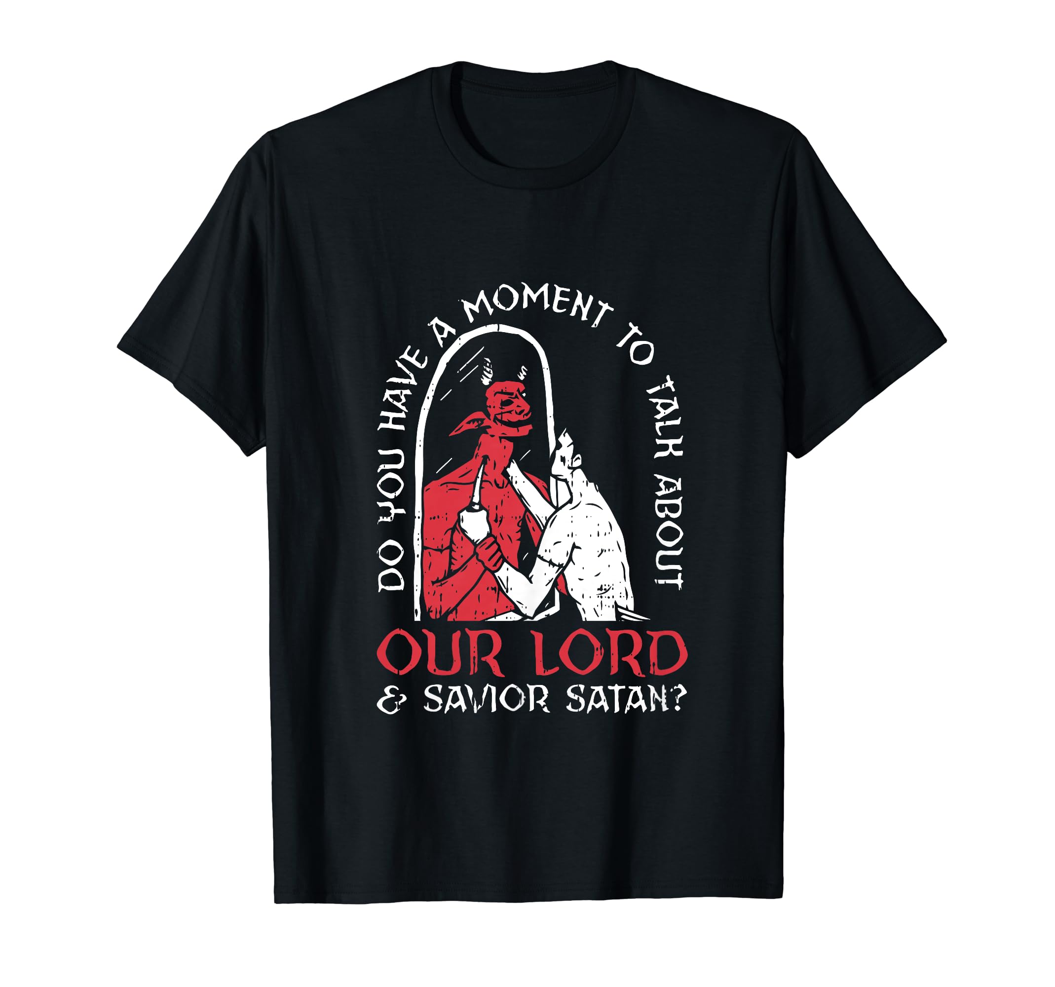 Amazon.com: Occult and Satanic Pentagram Baphomet Goat Satan Satanist T ...