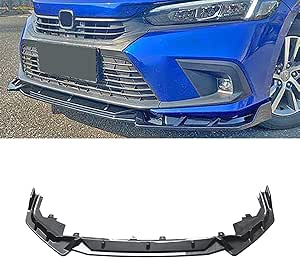 Amazon.com: CHIESMA,Front Bumper Lip Compatible with 2022 2023 2024 11th Gen Honda Civic Sedan ...