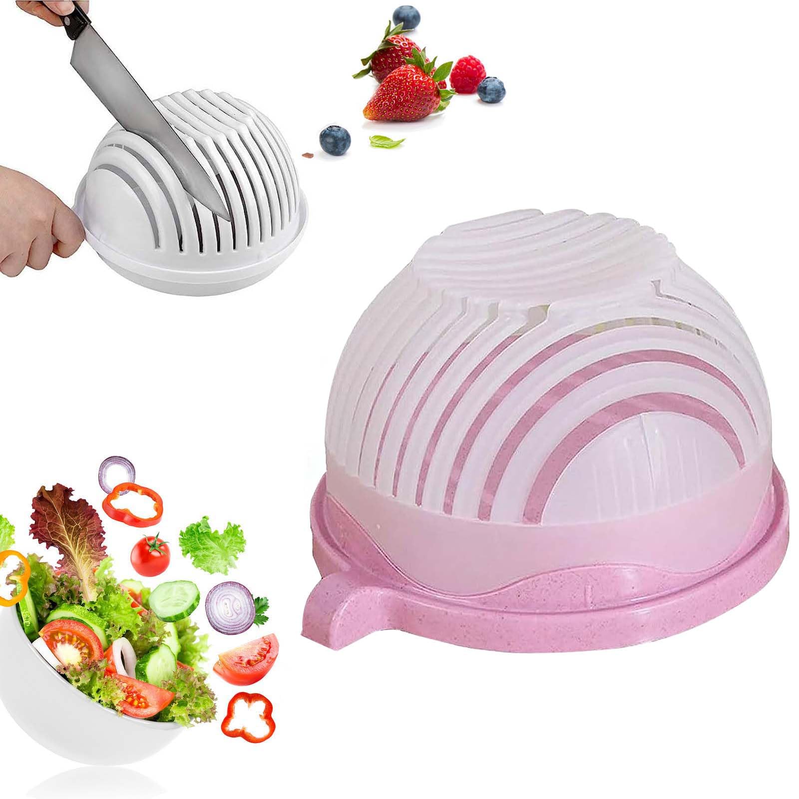 Salad Chopper Bowl and Cutter,Multifunctional Fruit and Vegetable ...