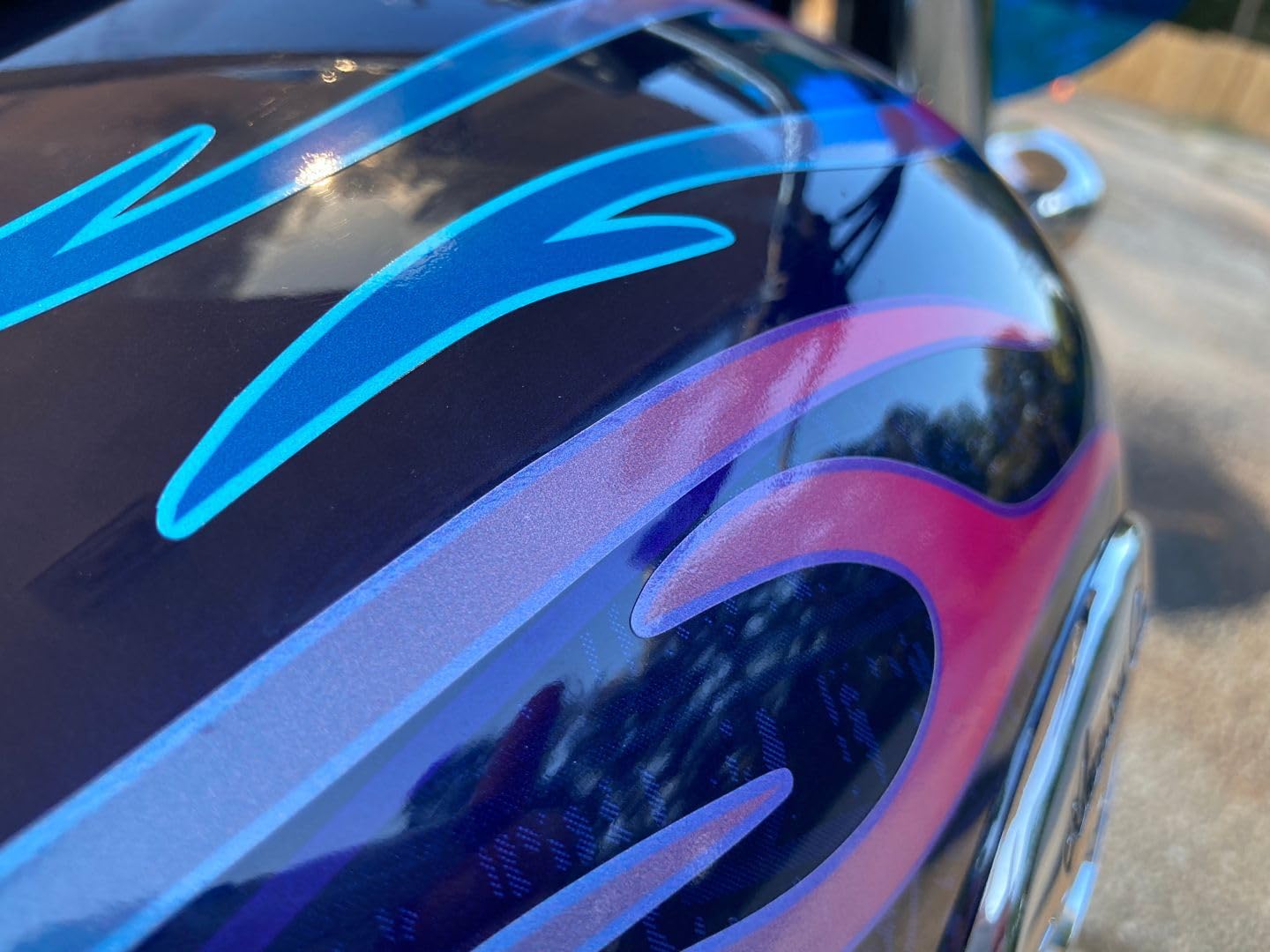 Harley Ghost Flame Decals How To Paint Real Flames On A Motorcycle