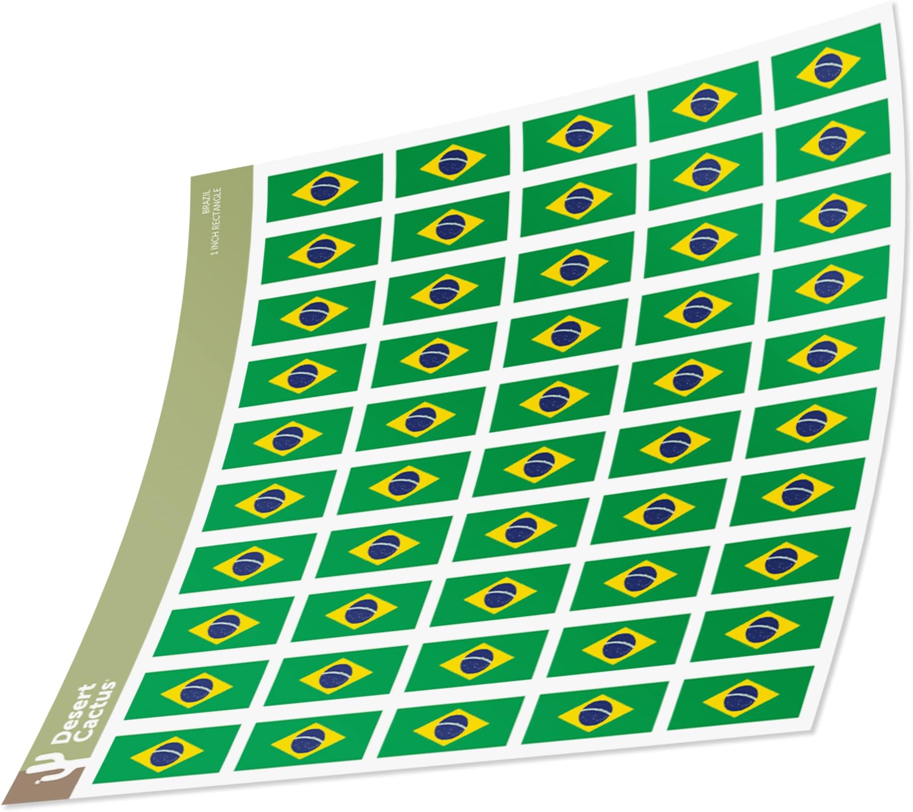 Amazon.com - Brazil Brasil Brazilian Flag car Bumper Sticker 5" x 4"