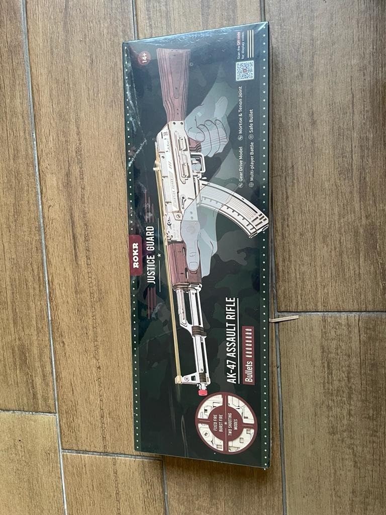 ROWOOD 3D Wooden Puzzle Rubber Band Toy | Wooden Craft Model Kits for ...