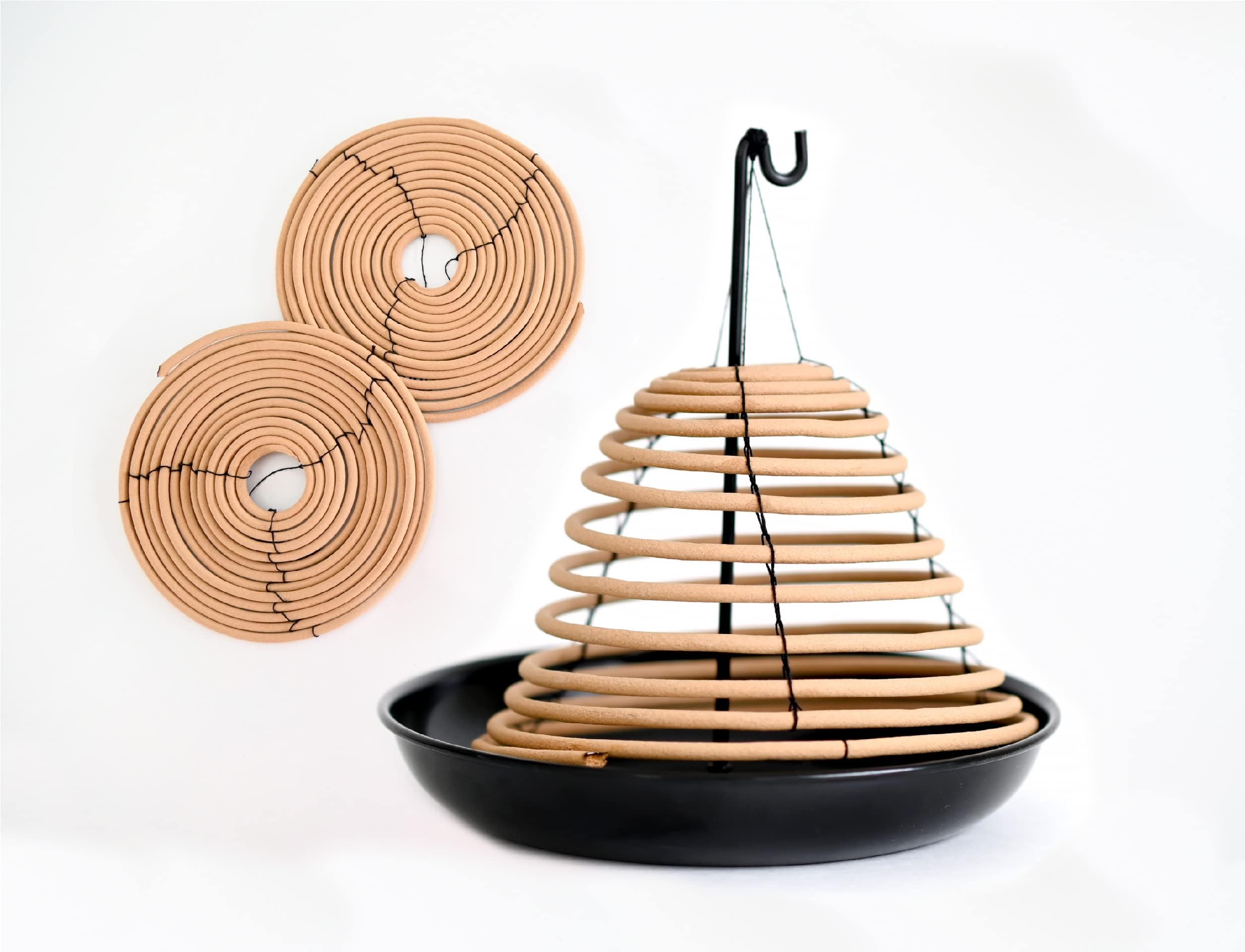 Amazon.com: Rool Hanging Citronella Incense Coil and Holder Outdoor ...