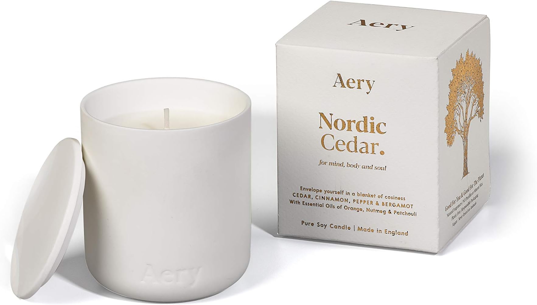 Aery Aromatherapy Candle, Happy Space, White, Pink, One size, 200g ...