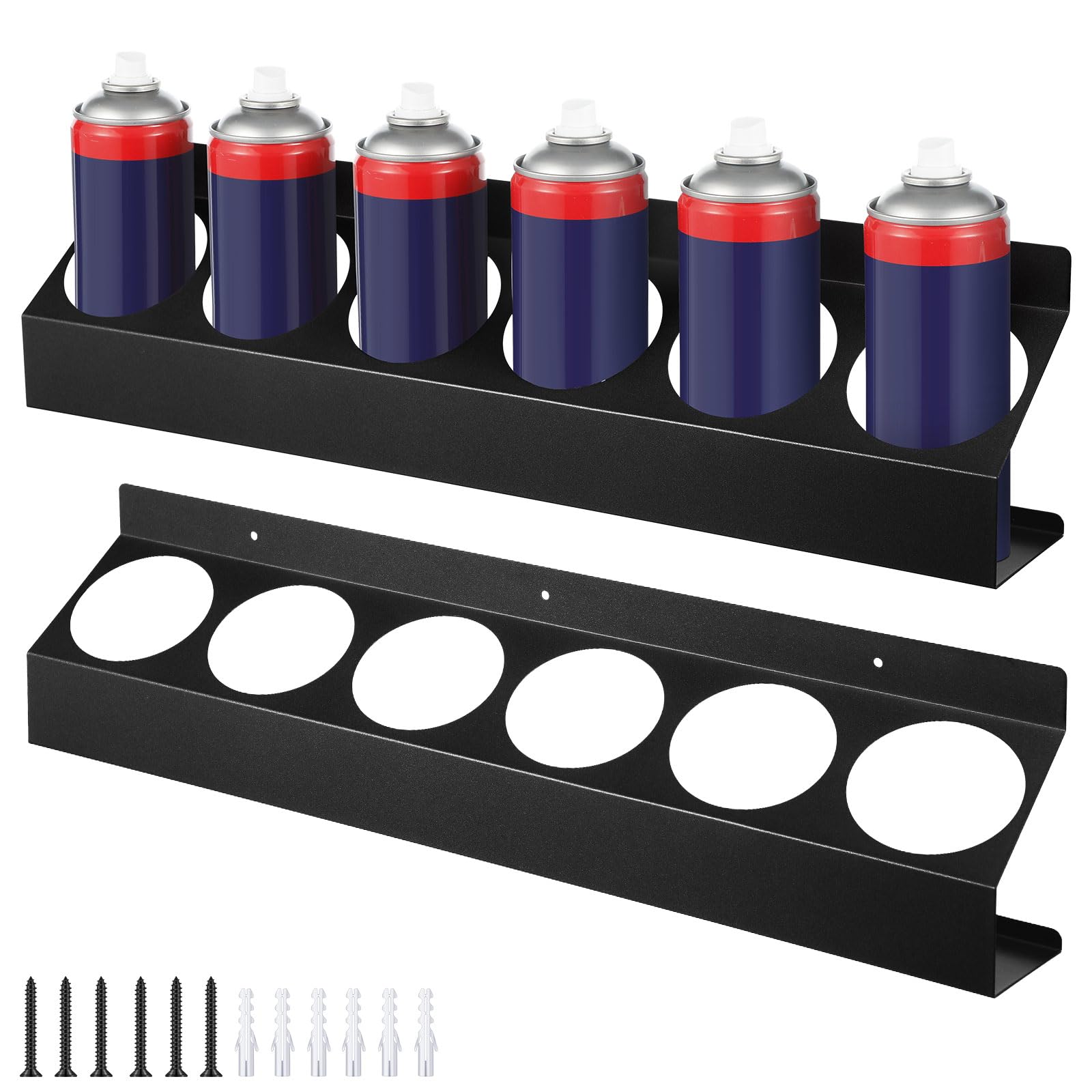 Amazon.com: Tandefio Spray Can Holder Wall Mount Spray Bottle Holder ...