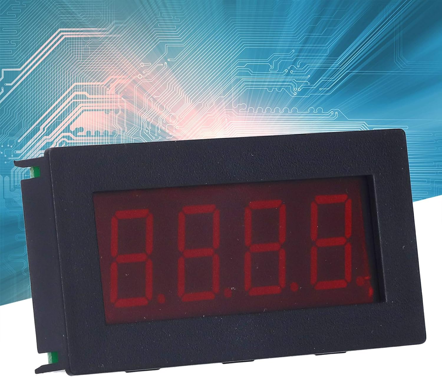 Led 7 Segment Display 4 Digital Display With Rs485 Serial Port For Plc Communication 5 36v