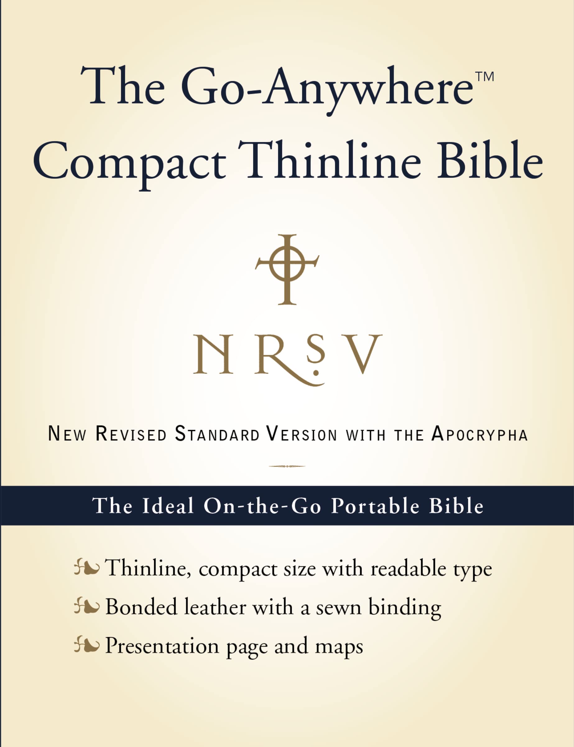 Go Anywhere Compact Thinline Bible Nrsv With Apocrypha The Ideal ...