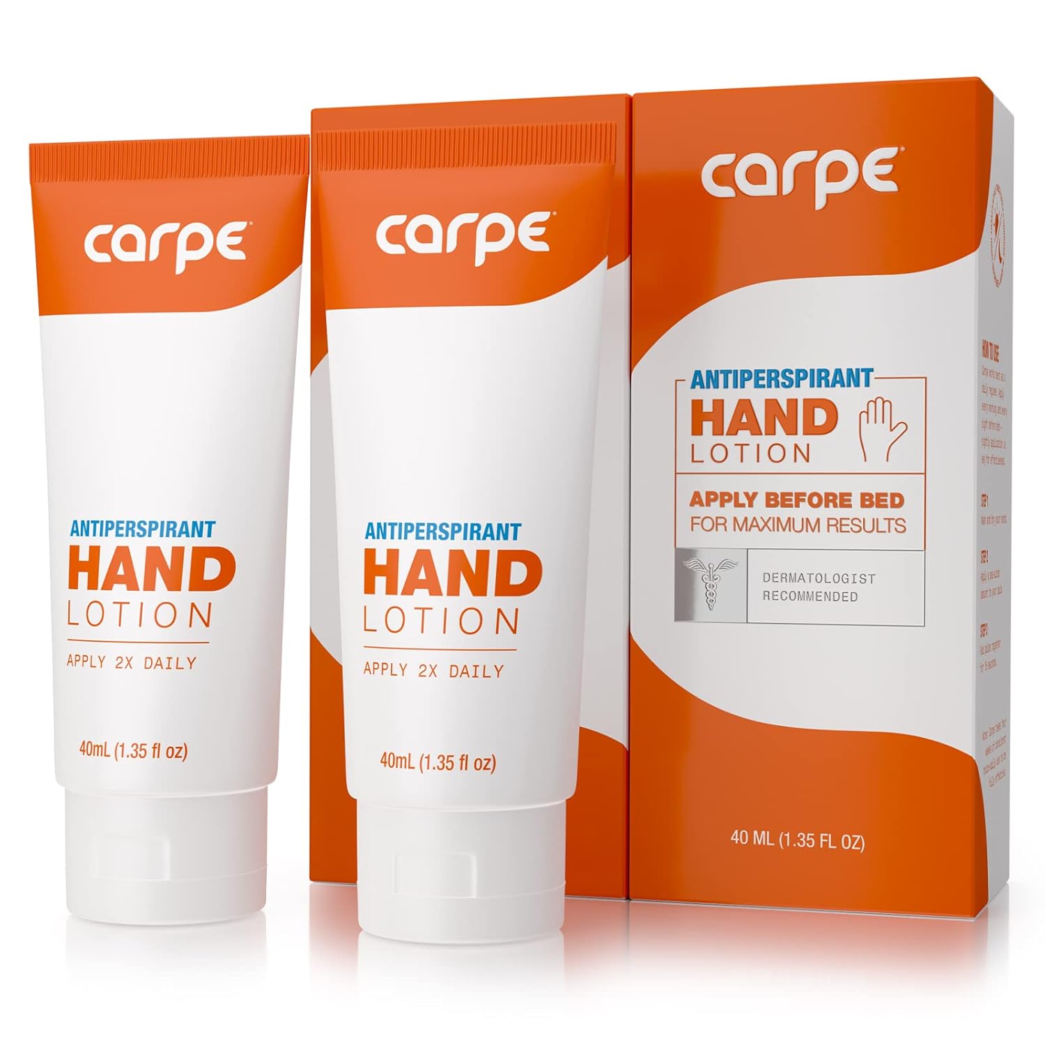 Amazon.com : Carpe Antiperspirant Hand Lotion (Pack of 2), A ...