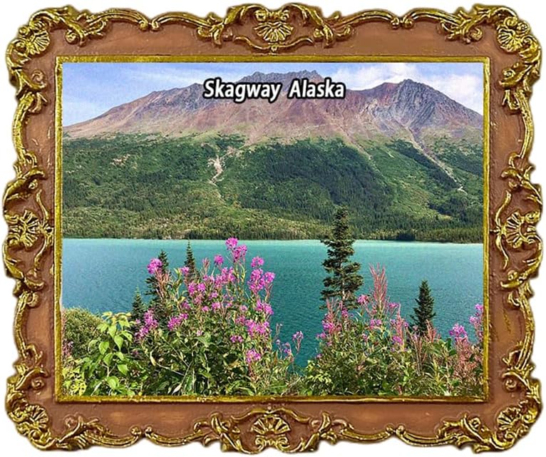 Amazon.com: Skagway Alaska USA Refrigerator Magnet 3D Travel Souvenir ...