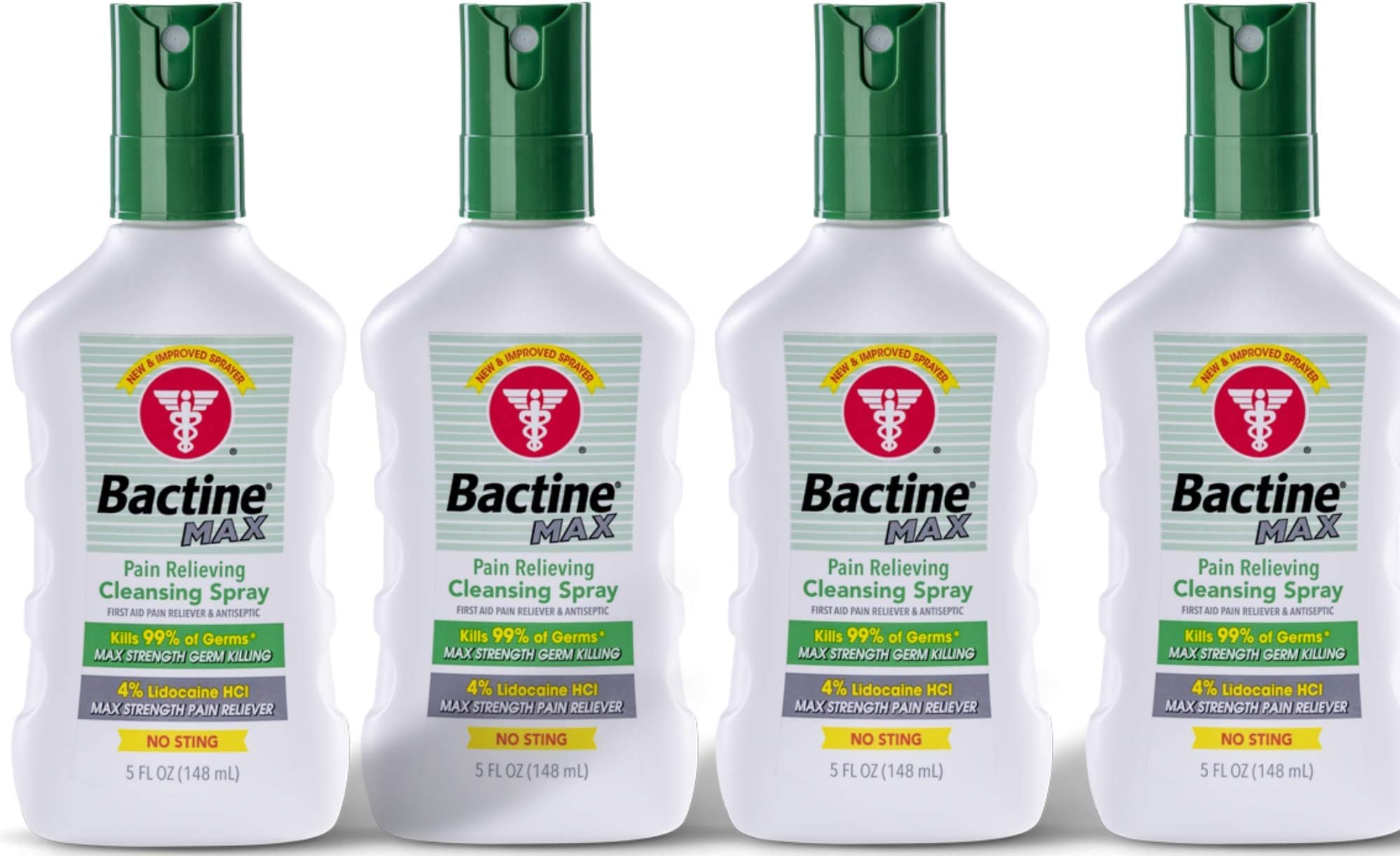 Amazon.com : Bactine MAX Pain Relieving Antiseptic Spray with Lidocaine ...