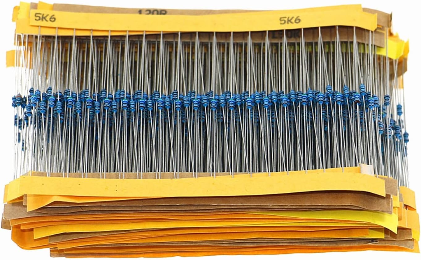 Amazon.com: Berrysun Resistor 1280pcs/Box 64values Resistor Kit 1/8W 1% ...
