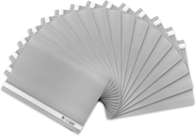 Oxford 15 x A4 Grey Plastic File Folders : Amazon.de: Stationery ...