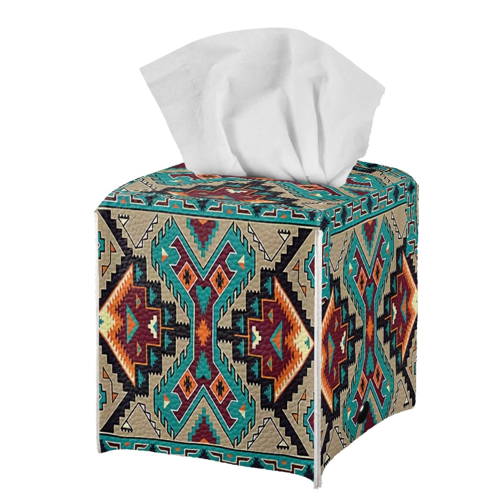 Cover Southwest Canyons Diamond Square Tissue Box Cover, Cube Tissue ...