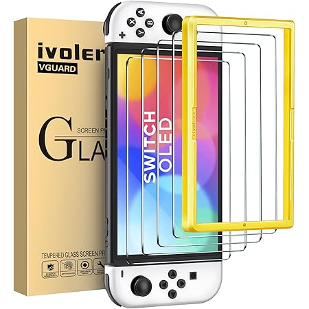 Amazon.com: amFilm Tempered Glass Screen Protector for Nintendo Switch ...