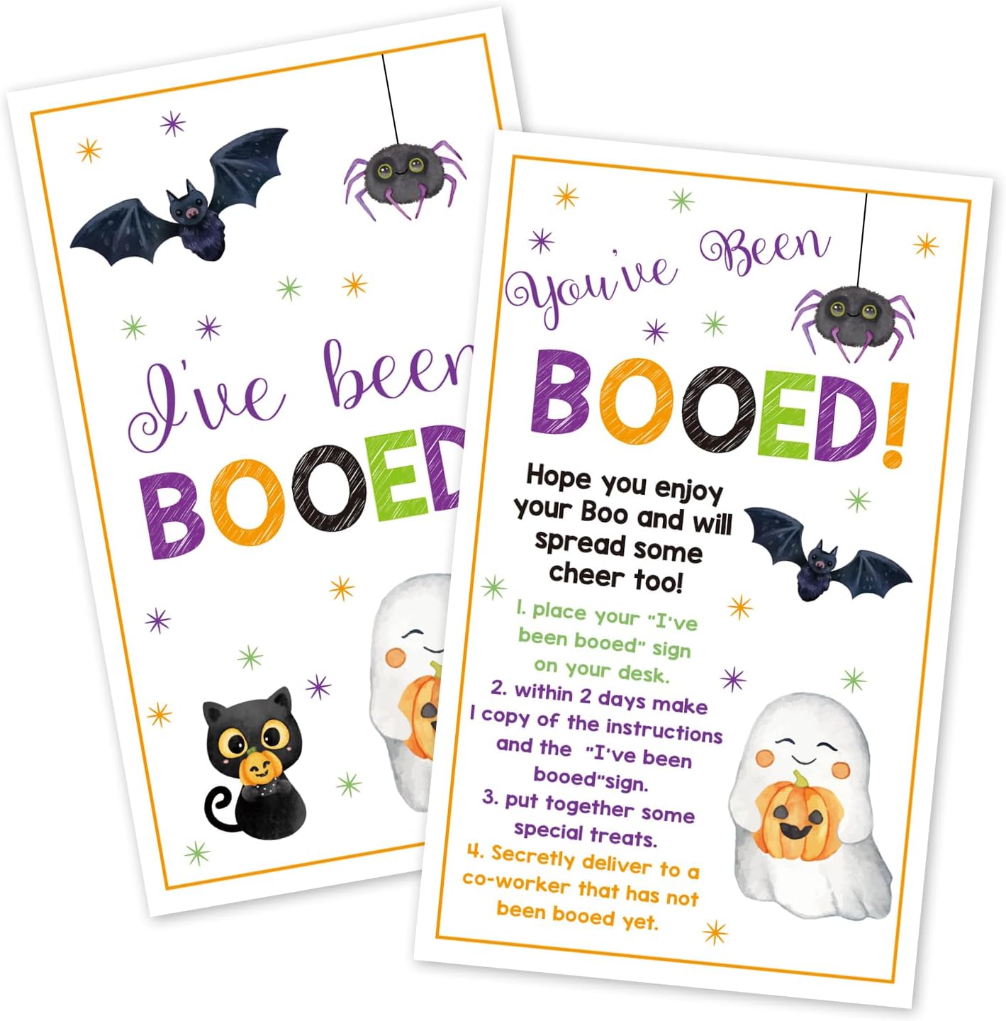 Amazon.com: Halloween Party Game, I’ve Been BOOED, You’ve Been BOOED ...