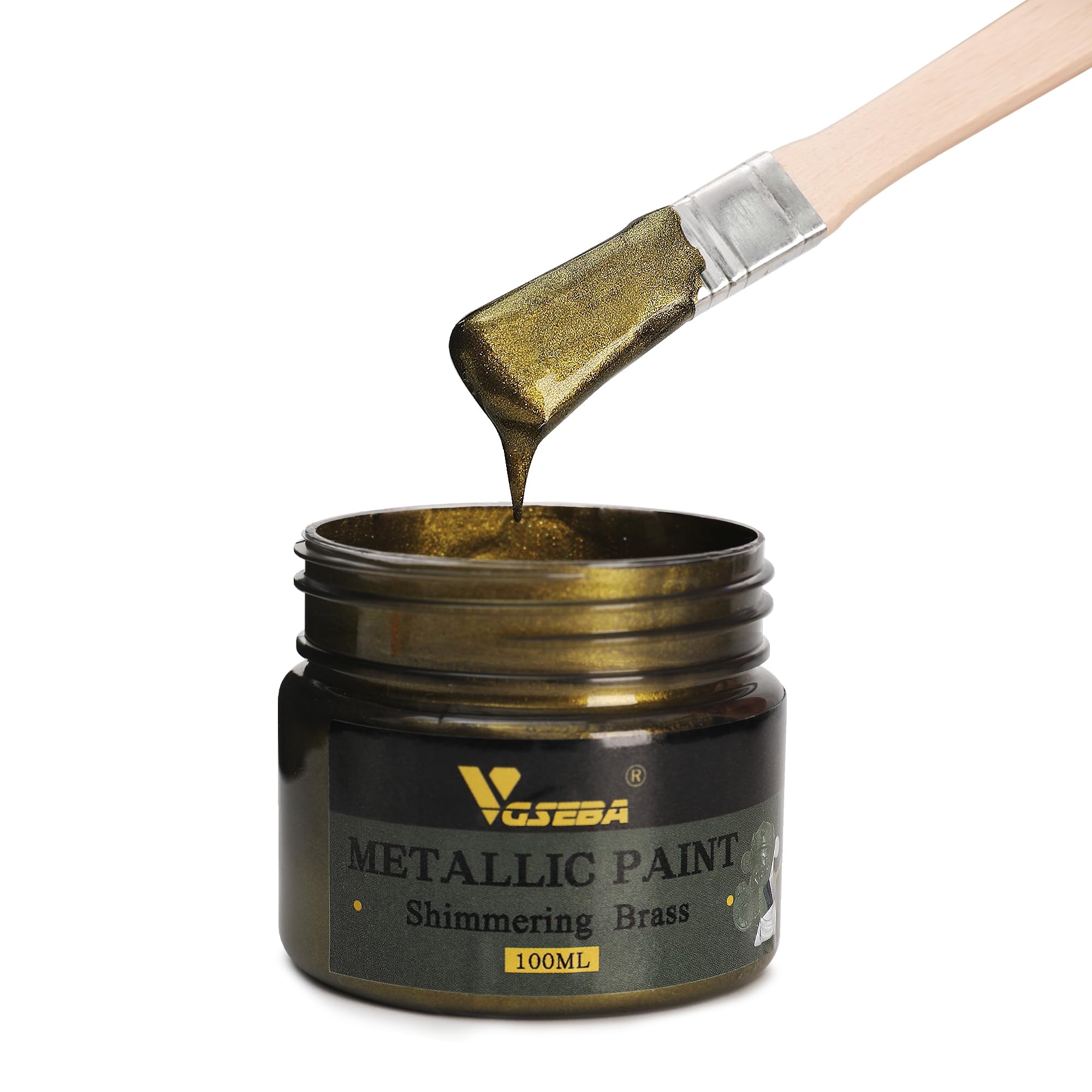Acrylic Paint Metallic Malachite, Non Toxic, Non Fading, 100ml Copper ...
