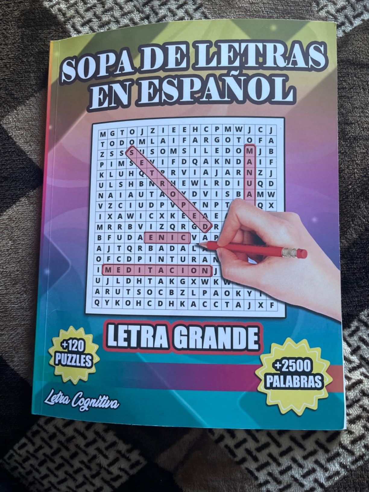 Amazon.com: Sopa de Letras en Espanol Letra Grande: +2500 Palabras y ...