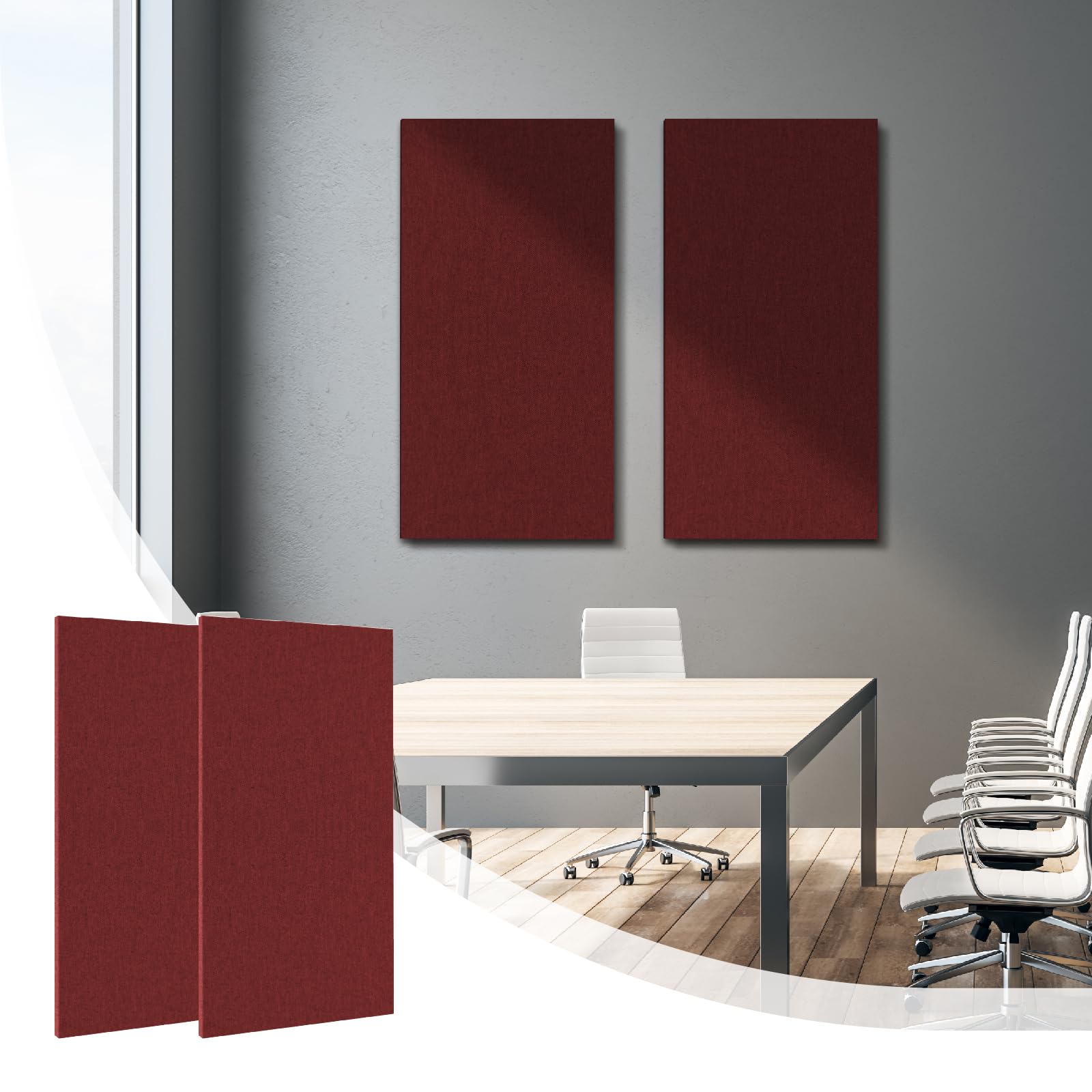 Amazon.com: Olanglab Acoustic Panels 2 Pack, 48''x24'' Large Sound ...