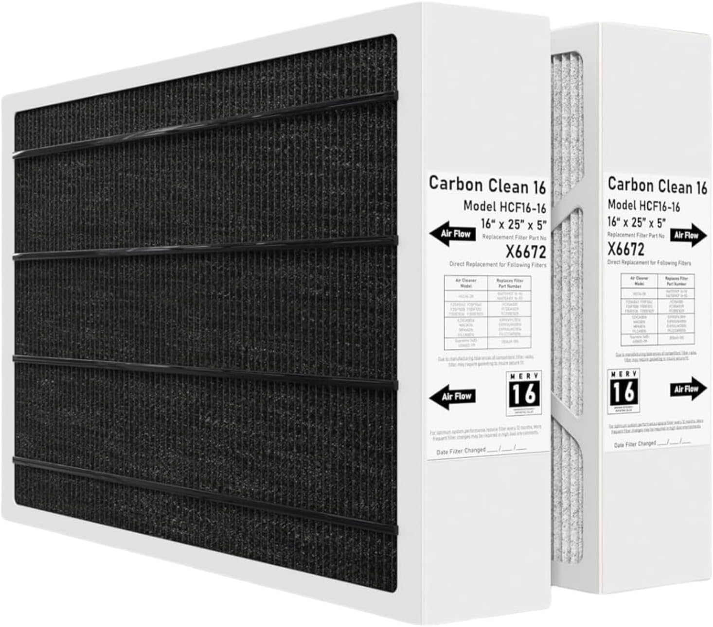 Lennox X6670 - (2-Pack) Healthy Climate 16" x 25" x 5" OEM HCF16-11 Air ...