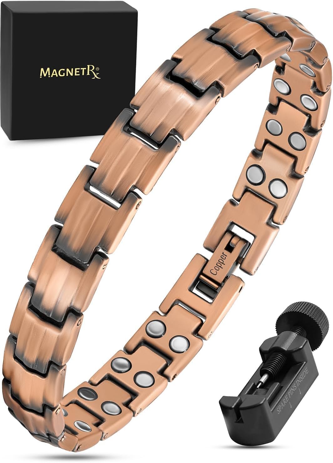 MagnetRX Pure Copper Bracelets for Women – Ultra Strength Magnetic ...