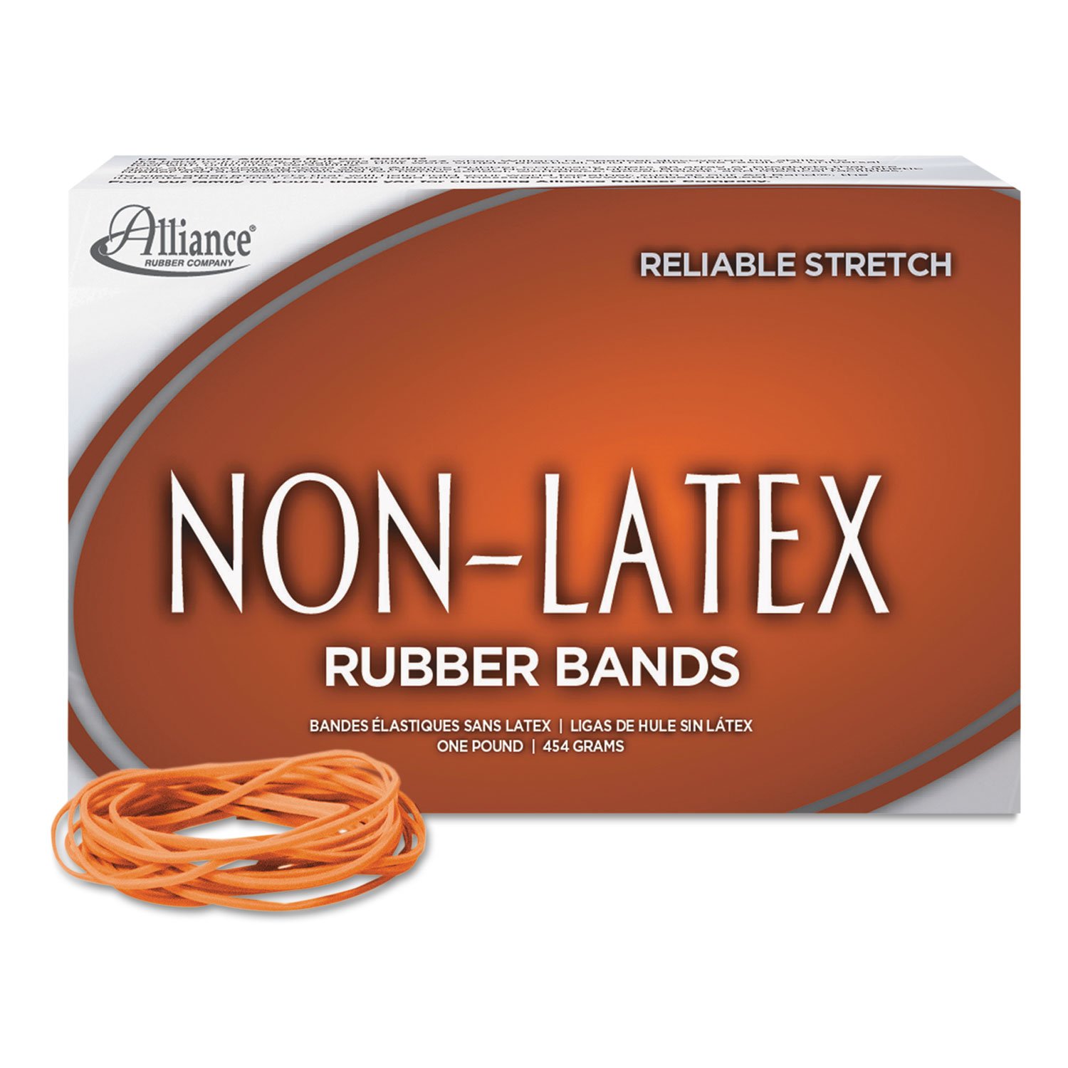 Amazon.com : Alliance Non-Latex Rubber Bands, Size #19 (3-1/2" x 1/16 ...