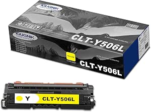 Amazon.com: 1-Pack CLT-Y506L High Yield Yellow Toner Cartridge(with chip), Replacement for ...