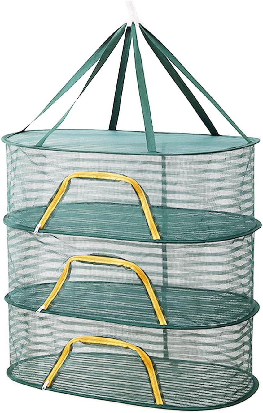 Amazon.com: Docooler 4 Layers Meat Drying Net Drying Rack Net Folding ...