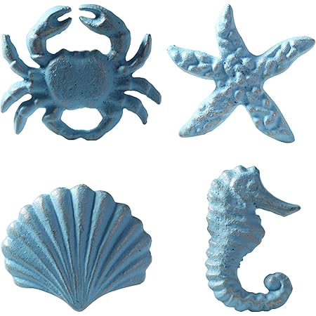 Joyindecor Ocean Cabinet Knobs for Dresser Cupboard Wardrobe Kitchen ...