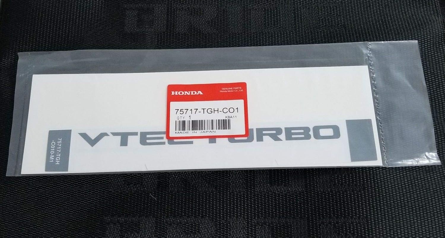 Amazon.com: GENUINE OEM CDM VTEC TURBO WINDOW STICKER DECAL FOR HONDA ...